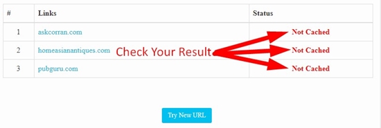 Google Cache Checker Tool | SEOToolsCentre